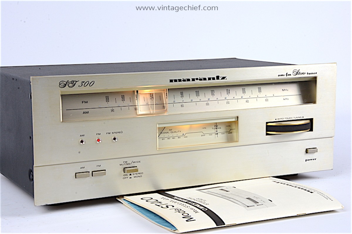 Marantz ST-300 FM AM Tuner + Manual | Vintage | Radio