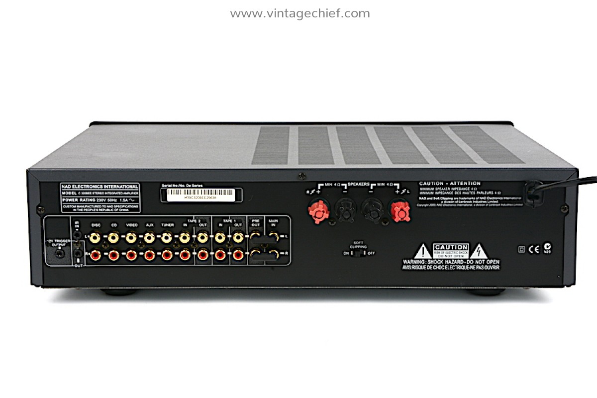 NAD C320BEE Integrated Stereo Amplifier | 2 x 50 Watt | Pre Out | Main ...
