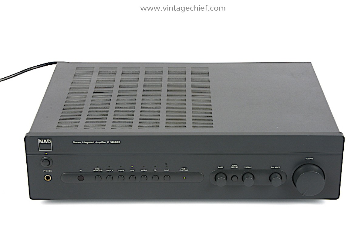 NAD C320BEE Integrated Stereo Amplifier | 2 x 50 Watt | Pre Out | Main ...