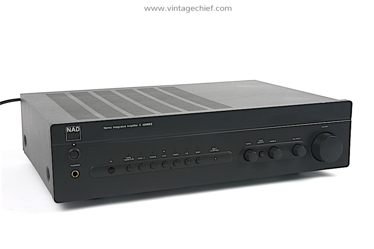 NAD C320BEE Integrated Stereo Amplifier | 2 x 50 Watt | Pre Out | Main ...