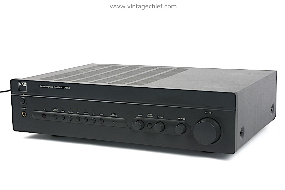 NAD C320BEE Integrated Stereo Amplifier | 2 x 50 Watt | Pre Out | Main ...