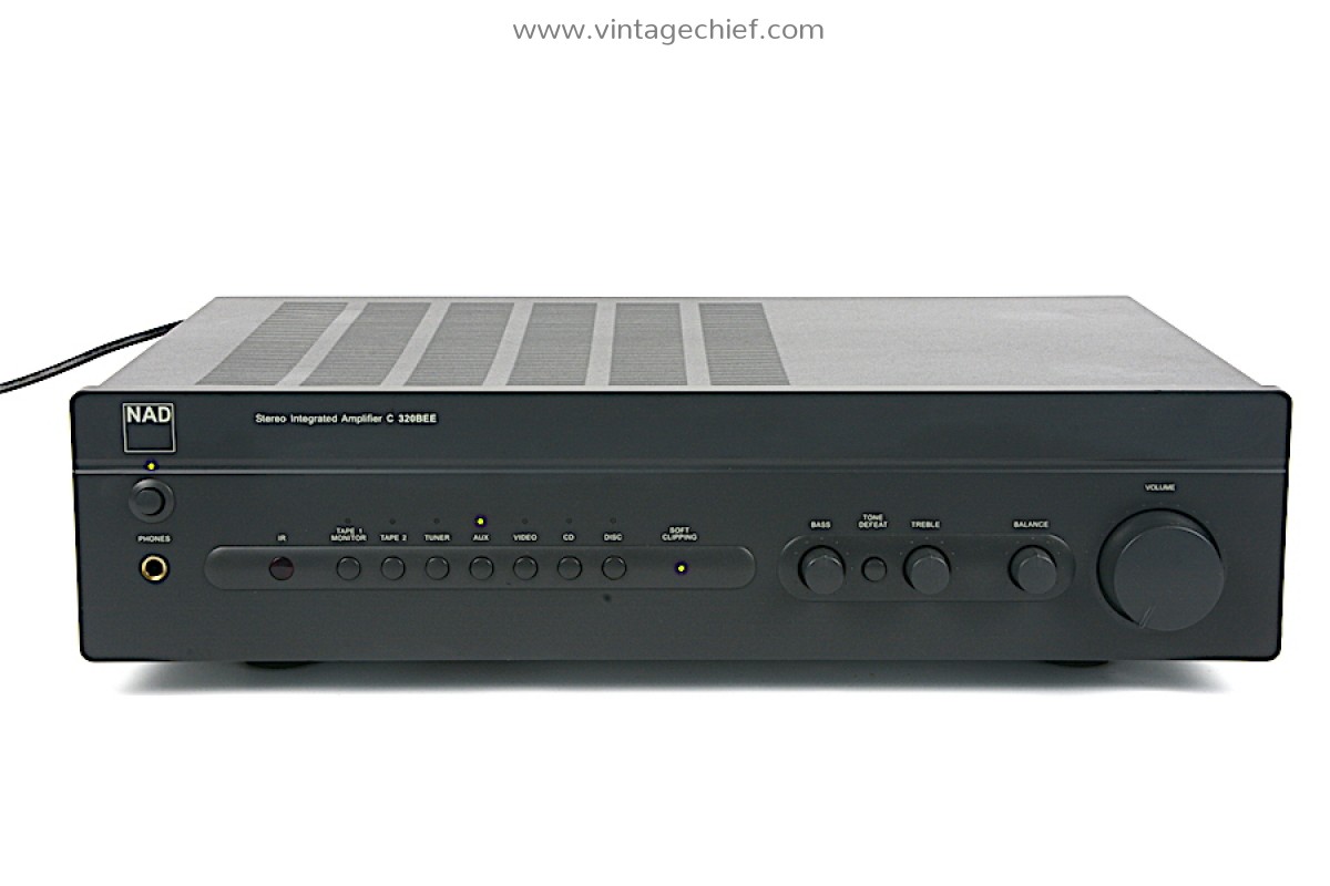 NAD C320BEE Integrated Stereo Amplifier | 2 x 50 Watt | Pre Out | Main ...