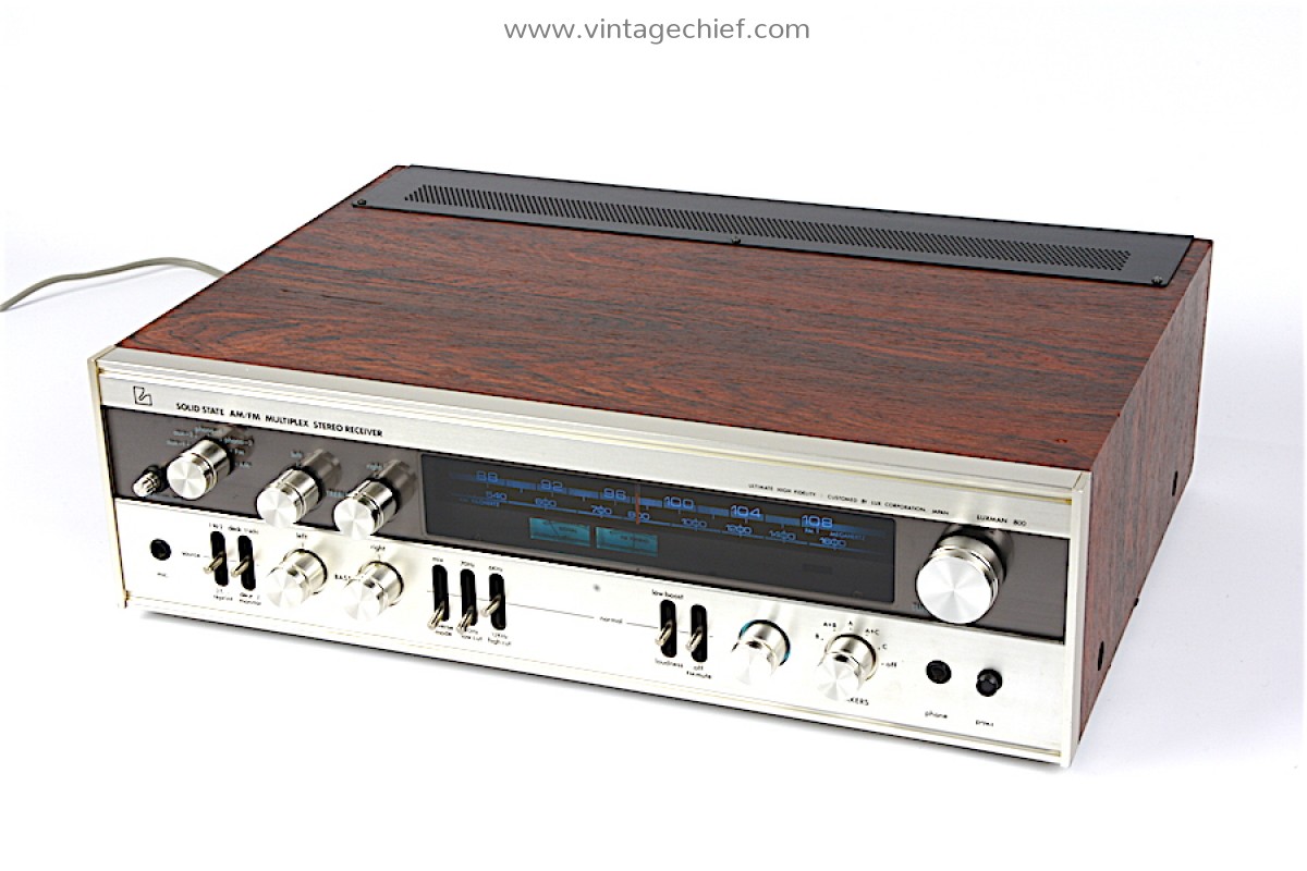 Luxman R-800S Stereo Receiver | Wooden Case | 2 Phono Inputs | Vintage | Audio | HiFi