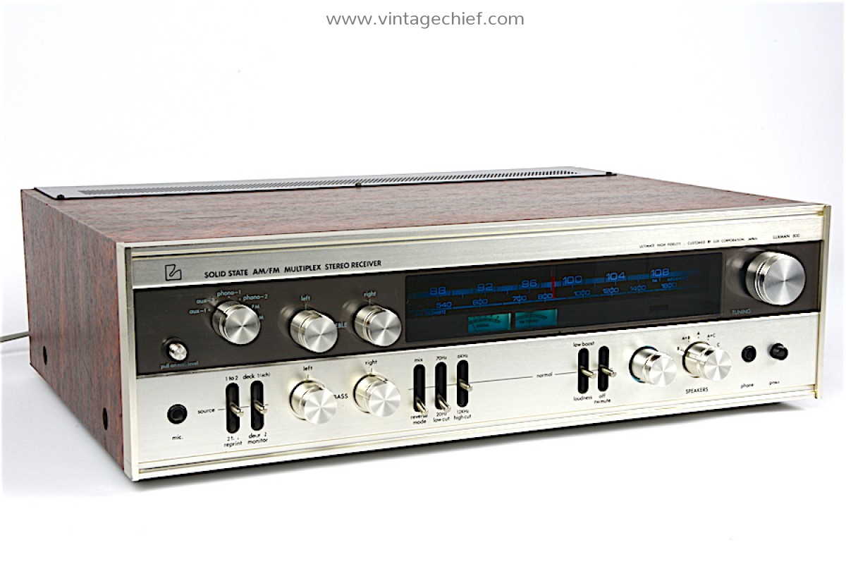 Luxman R-800S Stereo Receiver | Wooden Case | 2 Phono Inputs | Vintage | Audio | HiFi