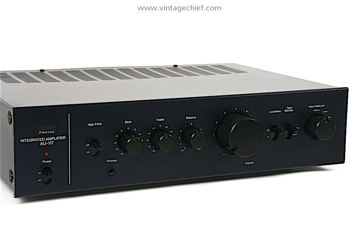 Vintage Sansui AU-117 Amplifier - Phono