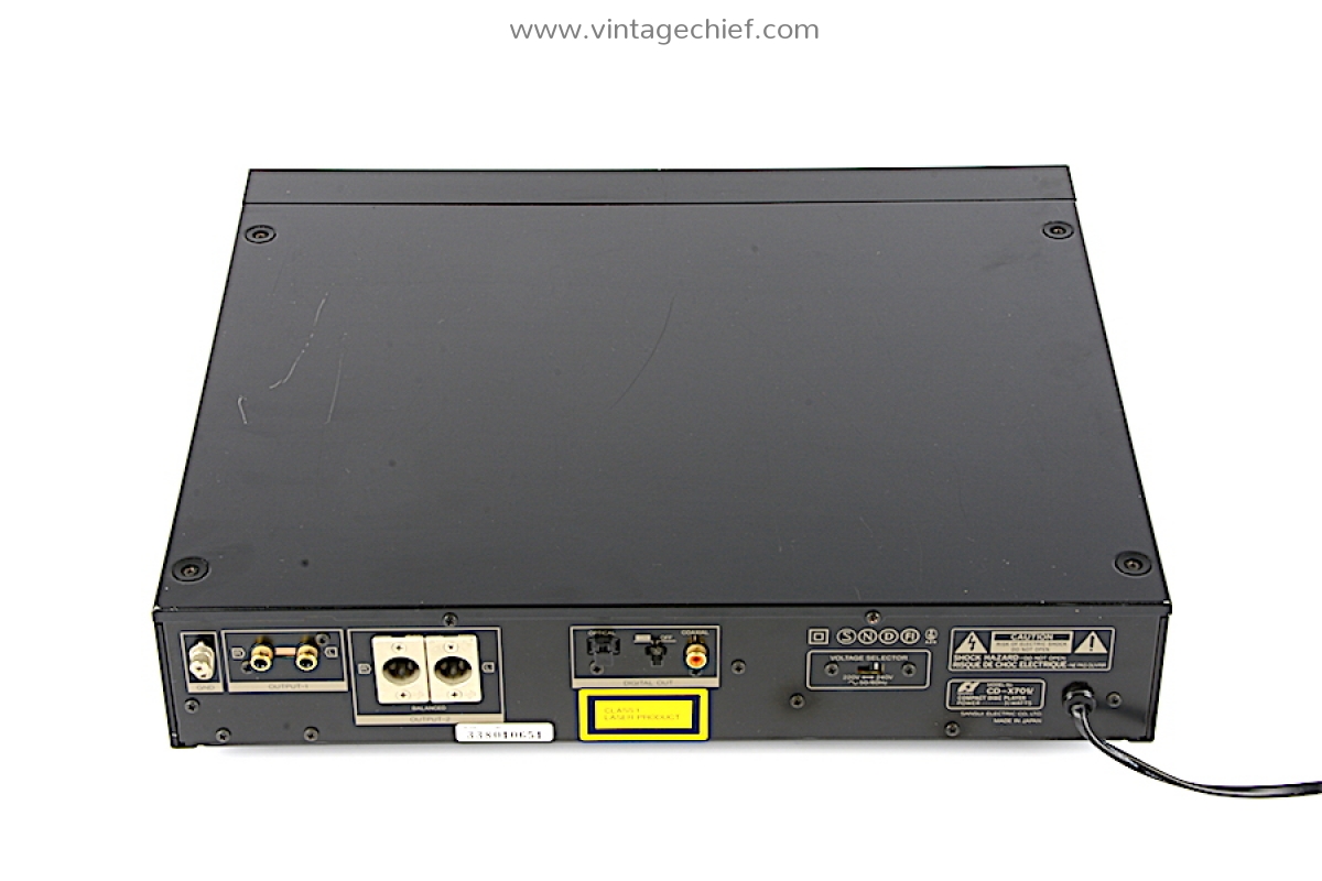High End Sansui CD-X701i CD Player - Balanced Outputs