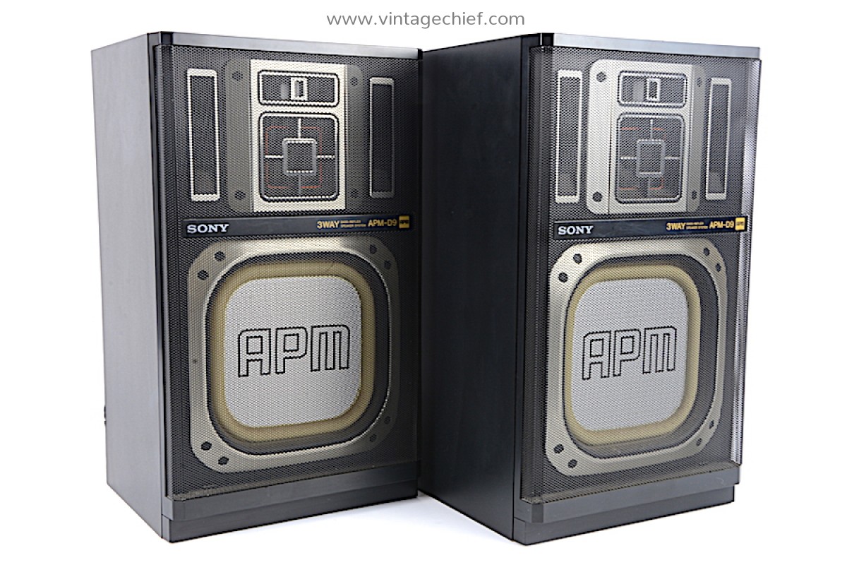 Sony APM-D9 Speakers | Vintage | Sony Loudspeakers | 3-Way
