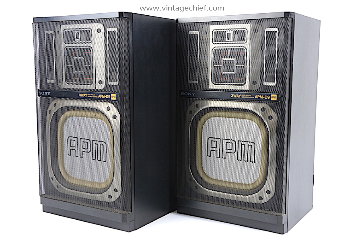 Sony APM-D9 Speakers | Vintage | Sony Loudspeakers | 3-Way