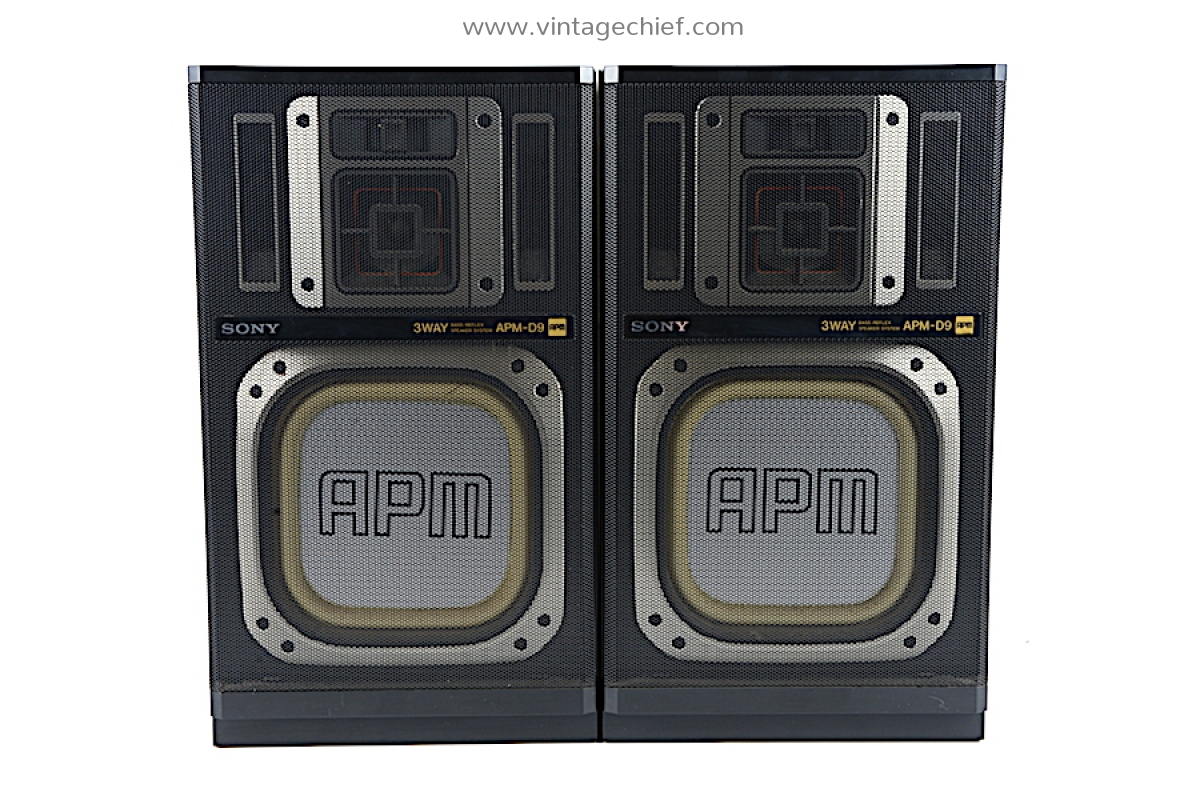 Sony APM-D9 Speakers | Vintage | Sony Loudspeakers | 3-Way
