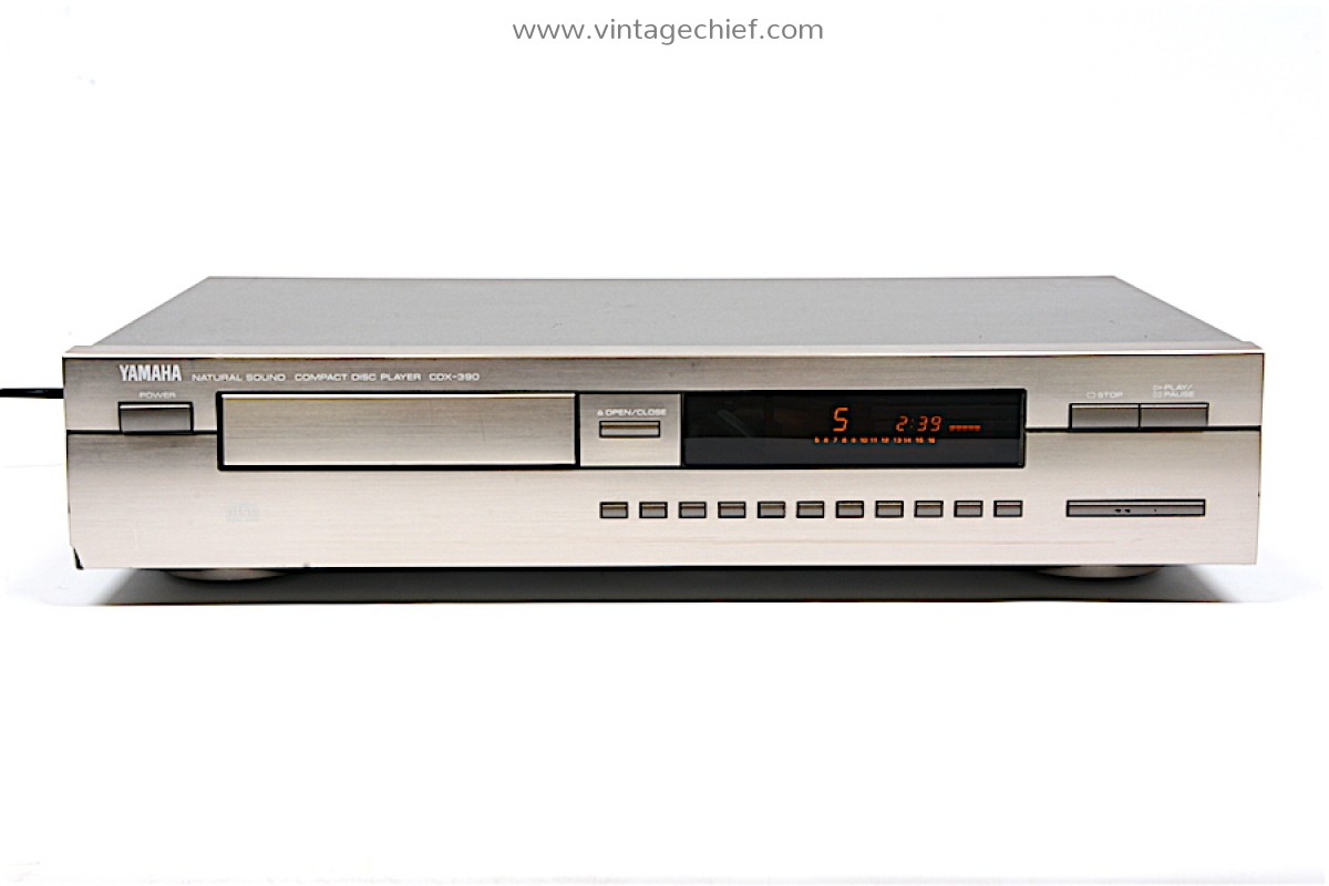Yamaha CDX-390 CD Player | Titanium | Audio | HiFi | Cdplayer