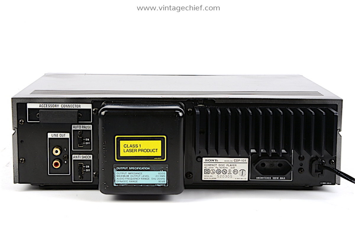 Classic Sony CDP-101 CD Player + Sony RM-101 Remote Control | First CD ...