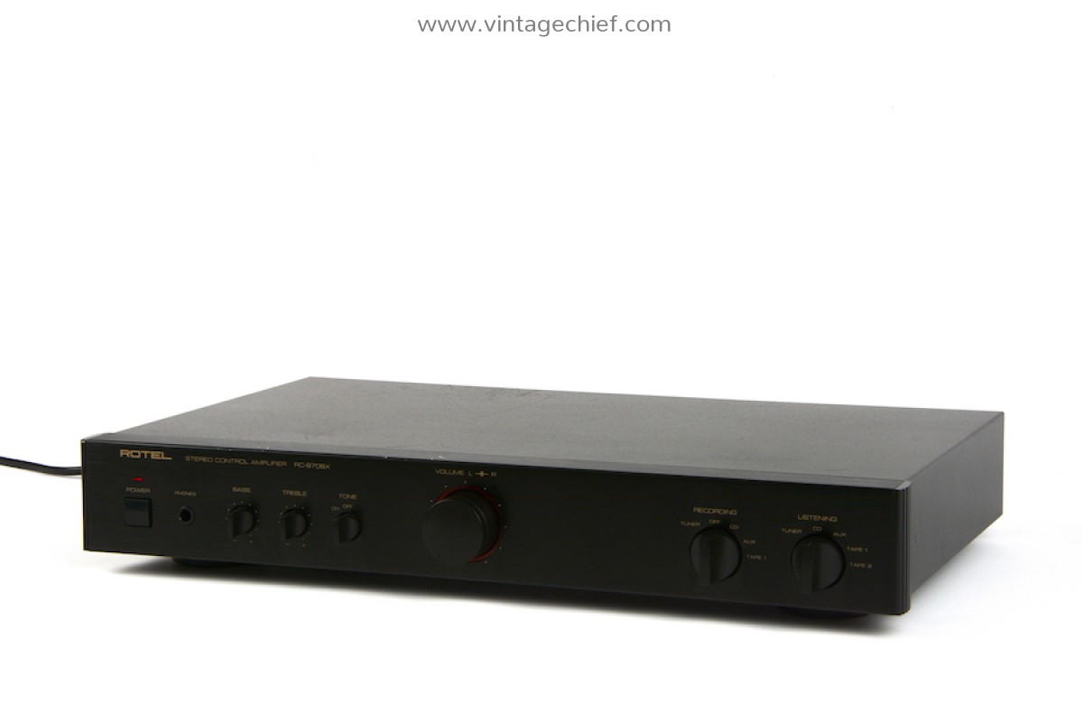 Audiophile Rotel RC-970BX Stereo Preamplifier | 5 Line Inputs | Tone ...