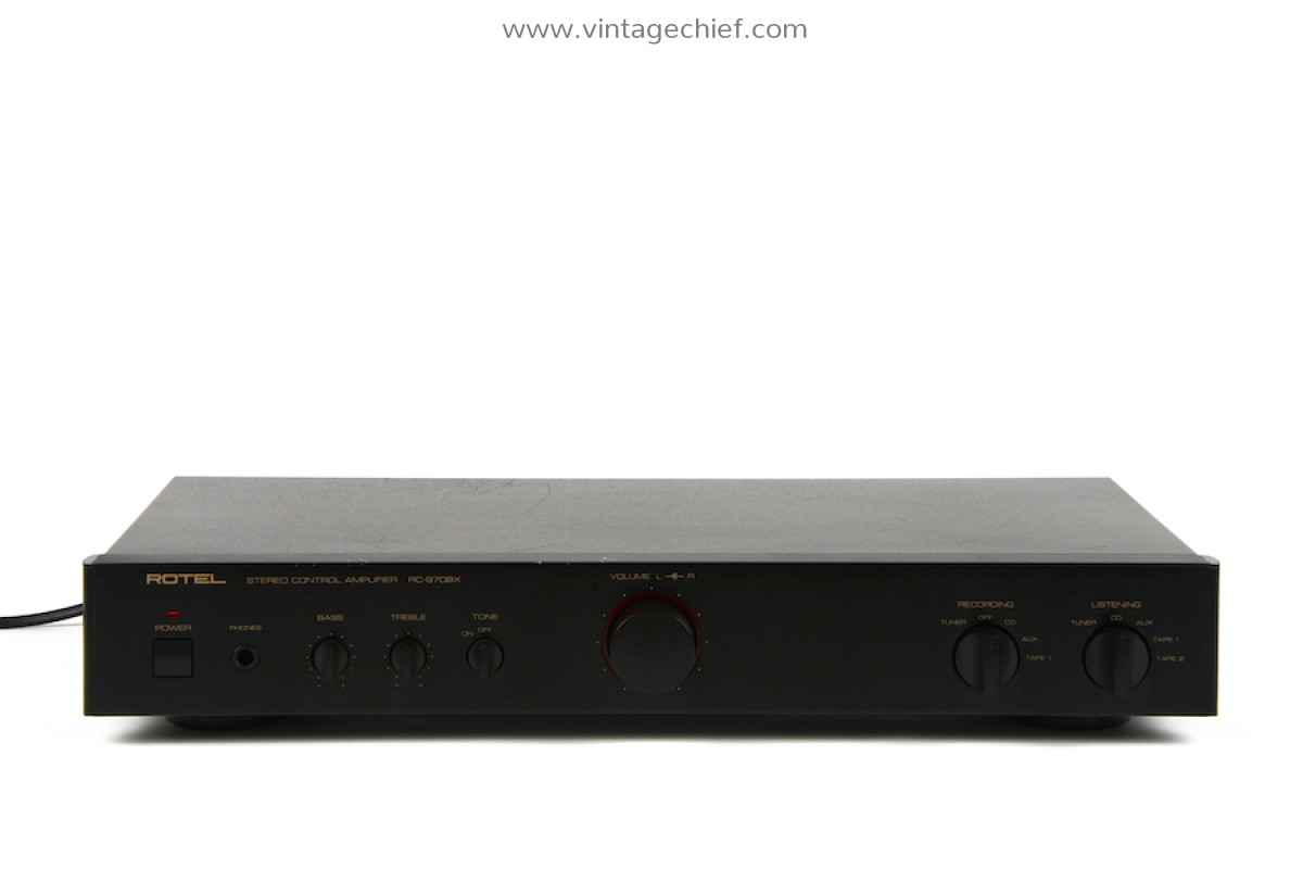 Audiophile Rotel RC-970BX Stereo Preamplifier | 5 Line Inputs | Tone ...