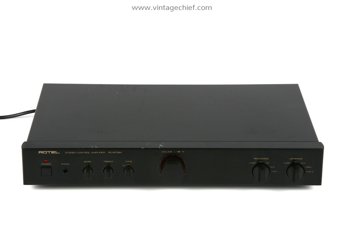 Audiophile Rotel RC-970BX Stereo Preamplifier | 5 Line Inputs | Tone ...