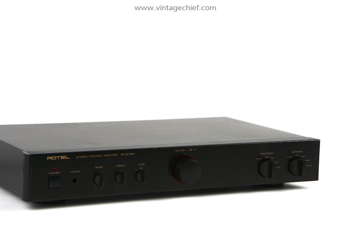 Audiophile Rotel RC-970BX Stereo Preamplifier | 5 Line Inputs | Tone ...