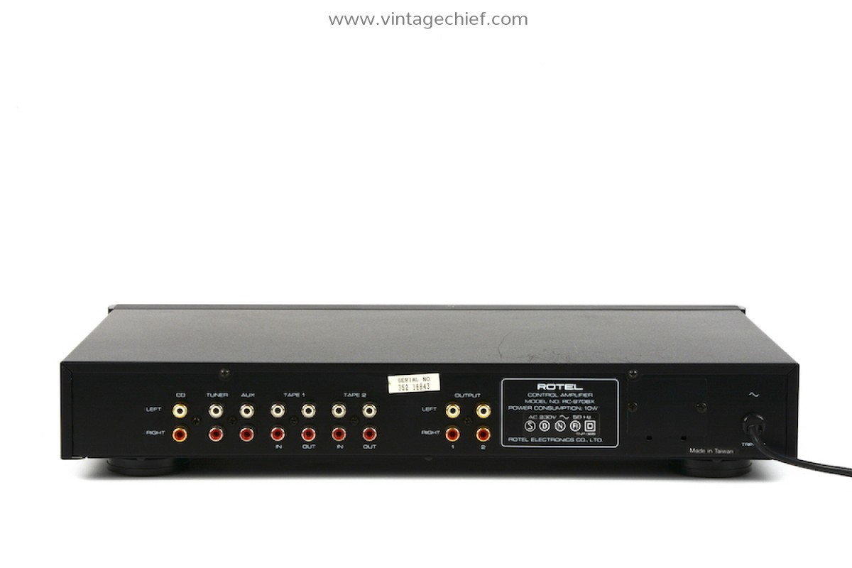 Audiophile Rotel RC-970BX Stereo Preamplifier | 5 Line Inputs | Tone ...