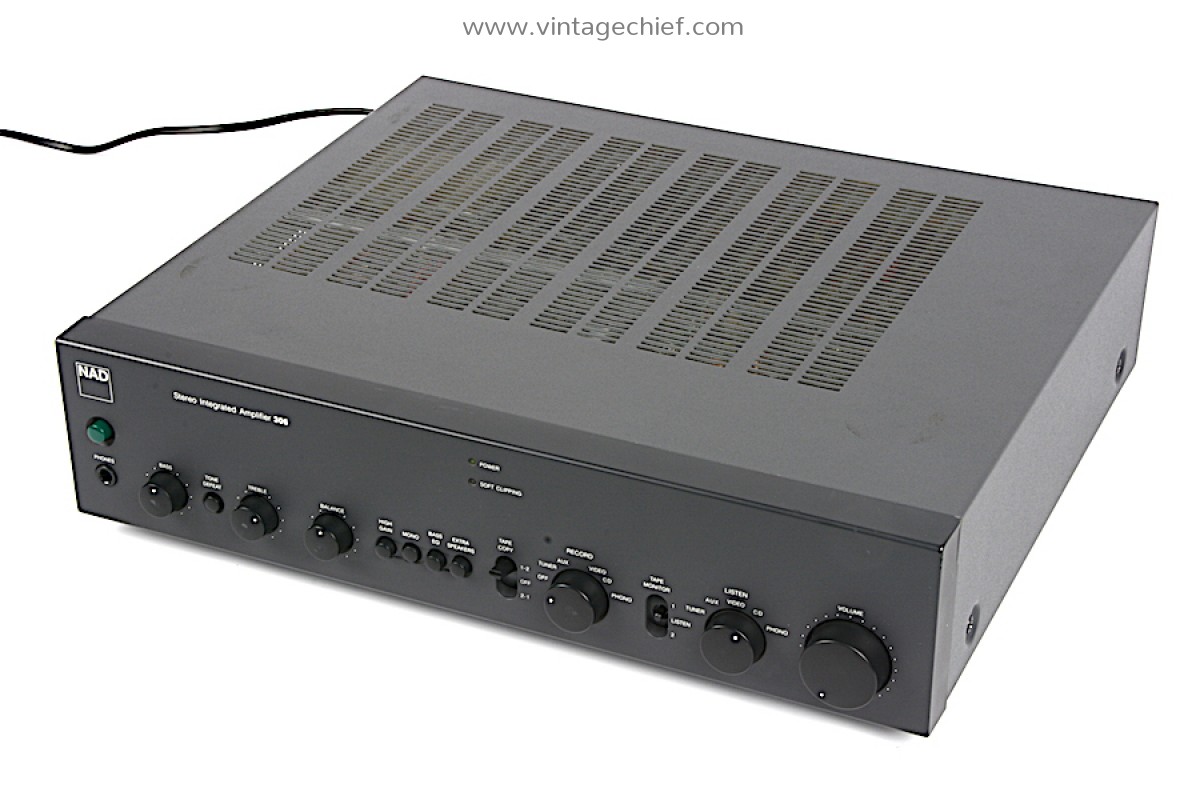 NAD 306 Stereo Amplifier + Manual | Phono MM MC | 2 x 50 Watt