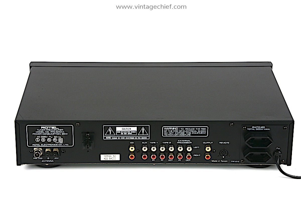 Rotel RTC-940AX Preamplifier Tuner
