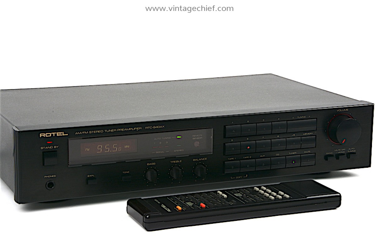 Rotel RTC-940AX Preamplifier Tuner