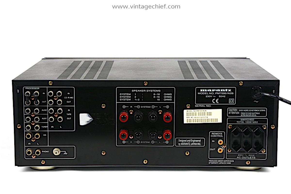 Marantz PM7000 Stereo Amplifier | Phono | 2 x 95 Watt | Stereo