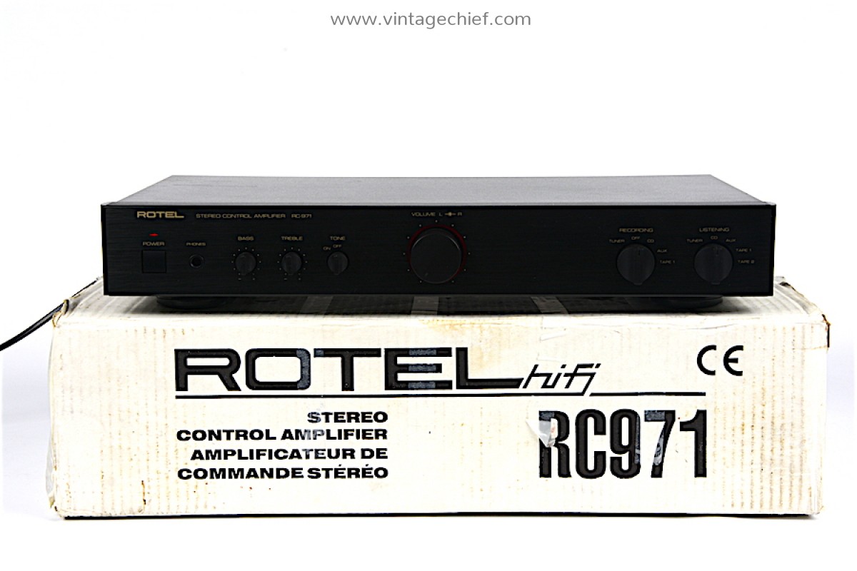 Rotel RC-971 Stereo Preamplifier + Box