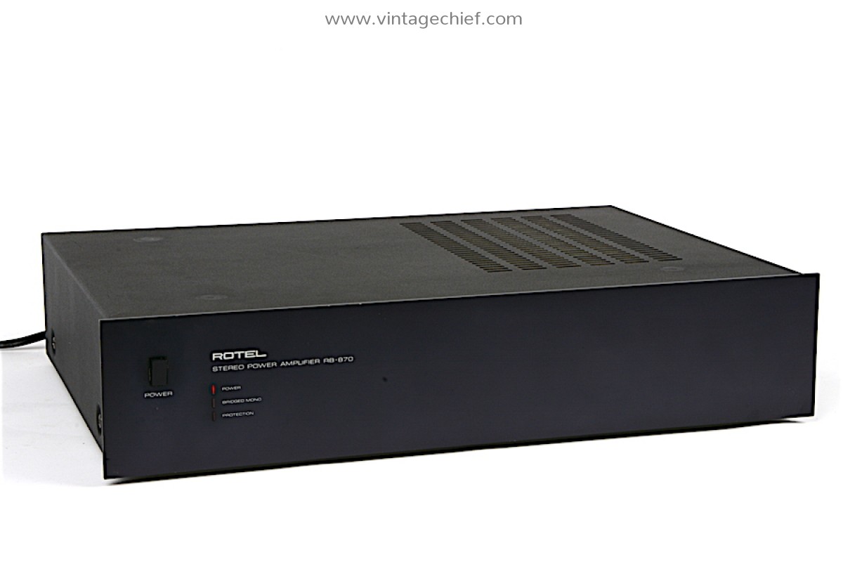 Rotel RB-870 Stereo Power Amplifier | 2 x 60 Watt | Vintage | Audio | HiFi