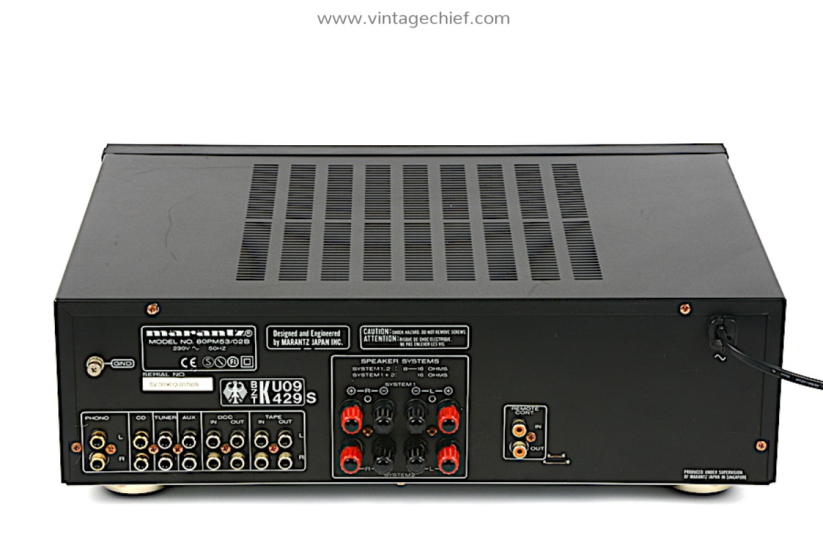 Marantz PM-53 Amplifier | 2 x 65 Watt | Phono | Stereo