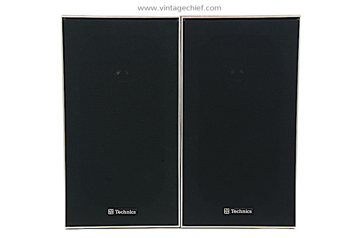 Technics Sb 40 Speakers Wooden Case Vintage