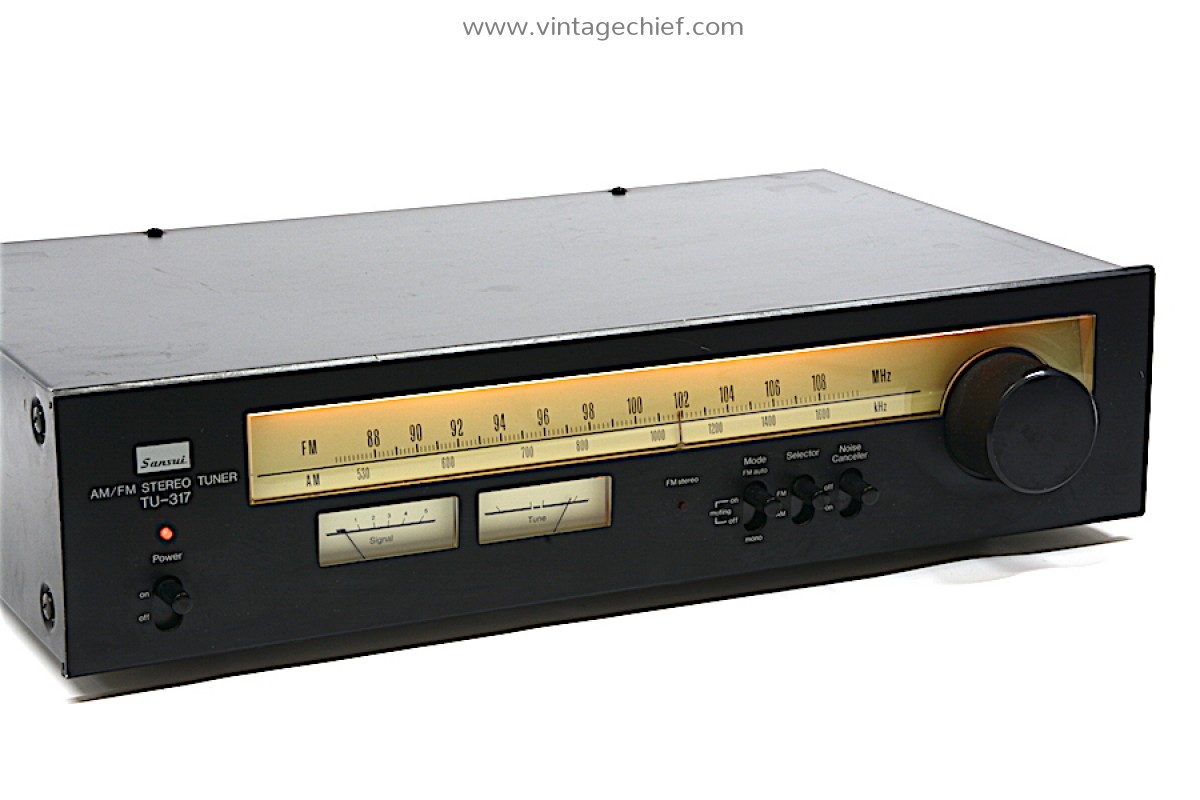 Serviced Sansui TU-317 FM AM Tuner | Vintage | Radio