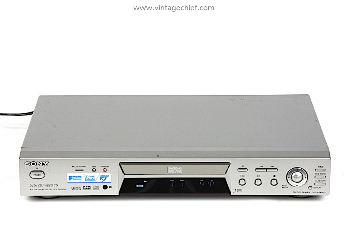 Sony DVP-NS400D CD DVD Player | Silver | Dolby Digital + DTS Decoders