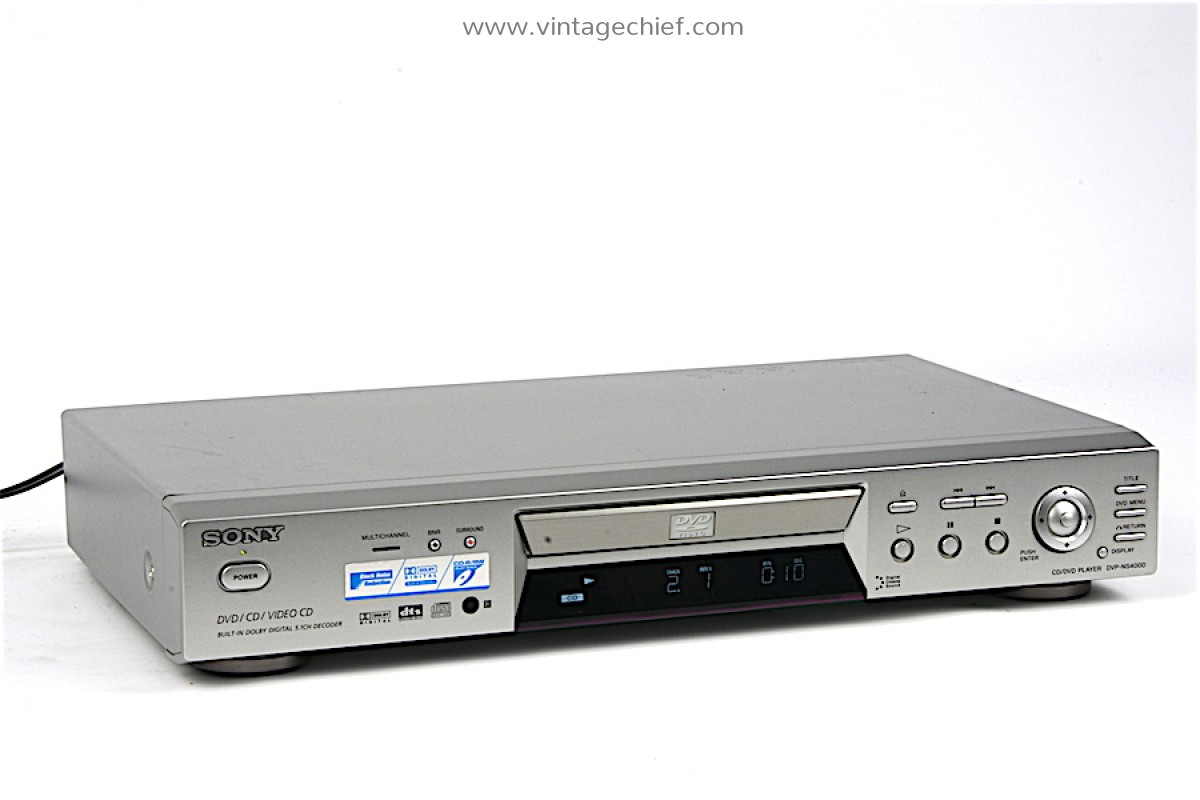 Sony DVP-NS400D CD DVD Player | Silver | Dolby Digital + DTS Decoders