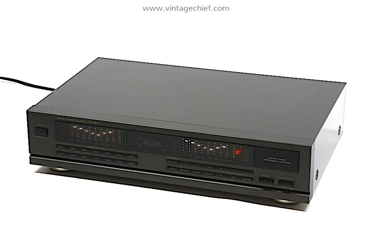 Technics SH-GE70 7 Band Stereo Graphic Equalizer | Spectrum Analyzer ...