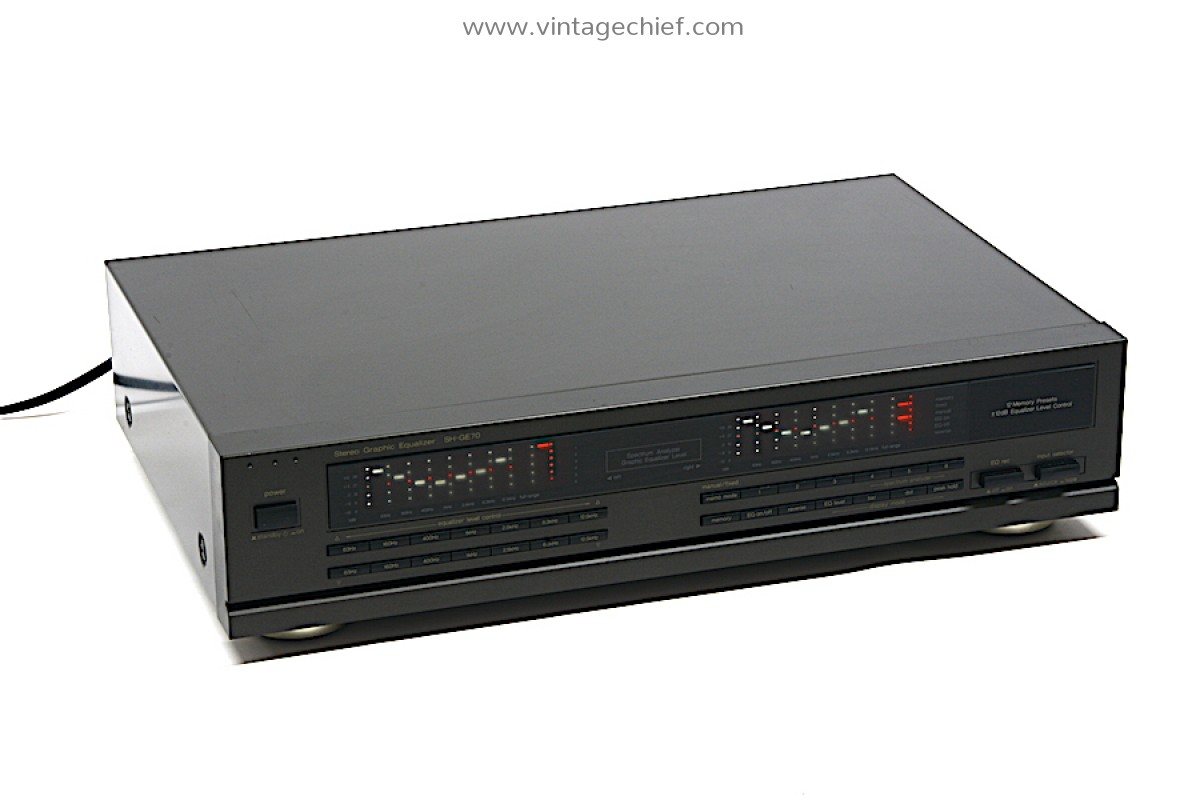 Technics SH-GE70 7 Band Stereo Graphic Equalizer | Spectrum Analyzer ...