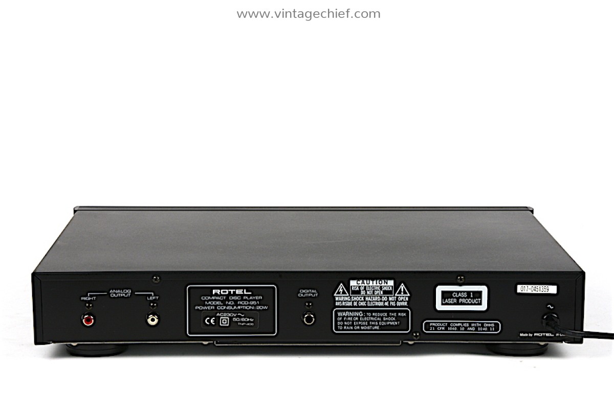 Audiophile Rotel RCD-951 CD Player | HDCD | Audio | HiFi | Cdplayer