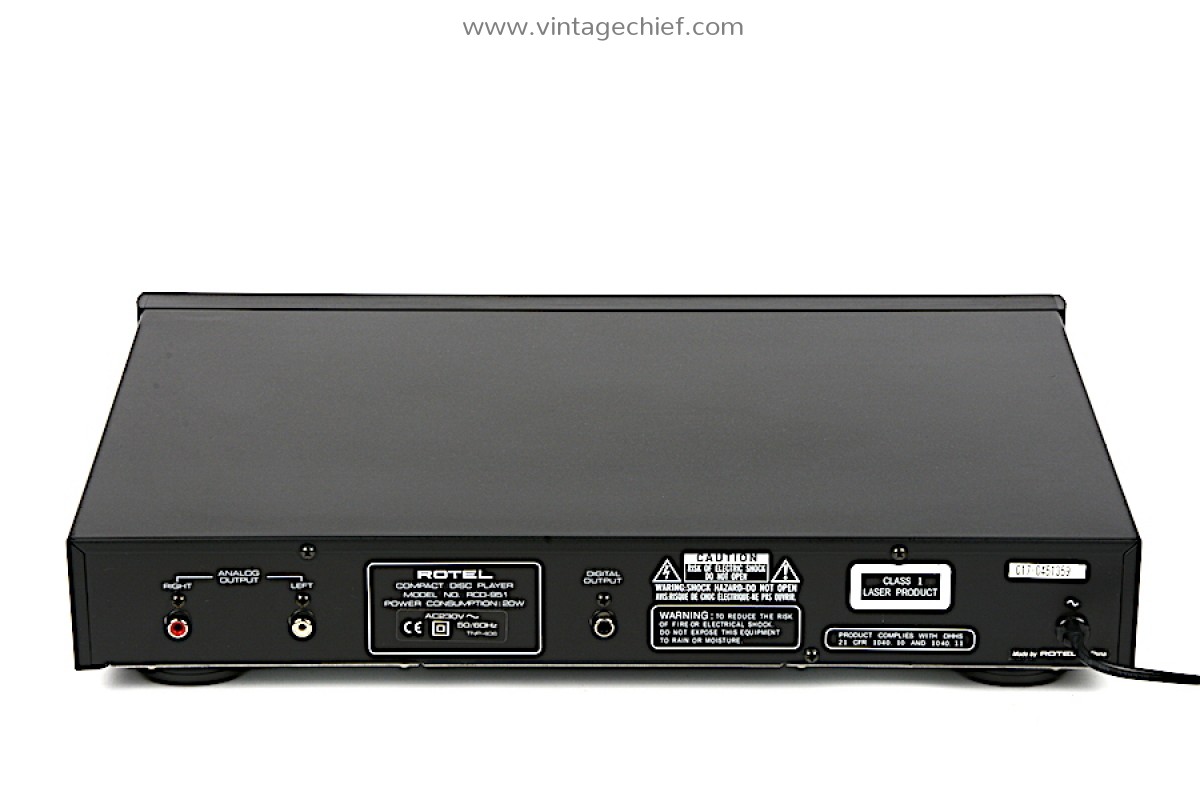 Audiophile Rotel RCD-951 CD Player | HDCD | Audio | HiFi | Cdplayer
