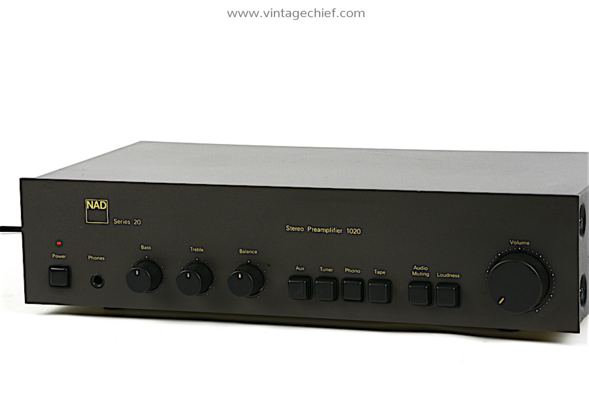 Classic NAD 1020 Stereo Preamplifier | Phono Input | Preamp
