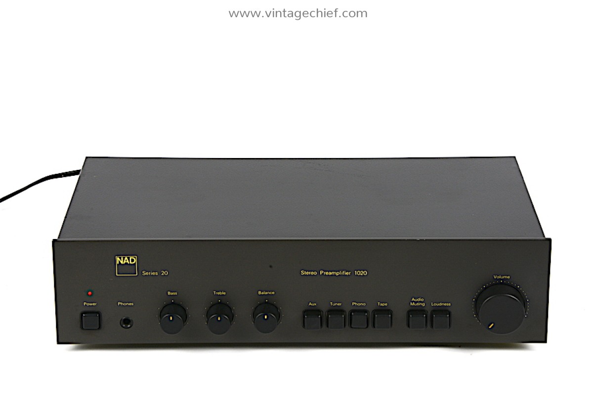 Classic NAD 1020 Stereo Preamplifier | Phono Input | Preamp