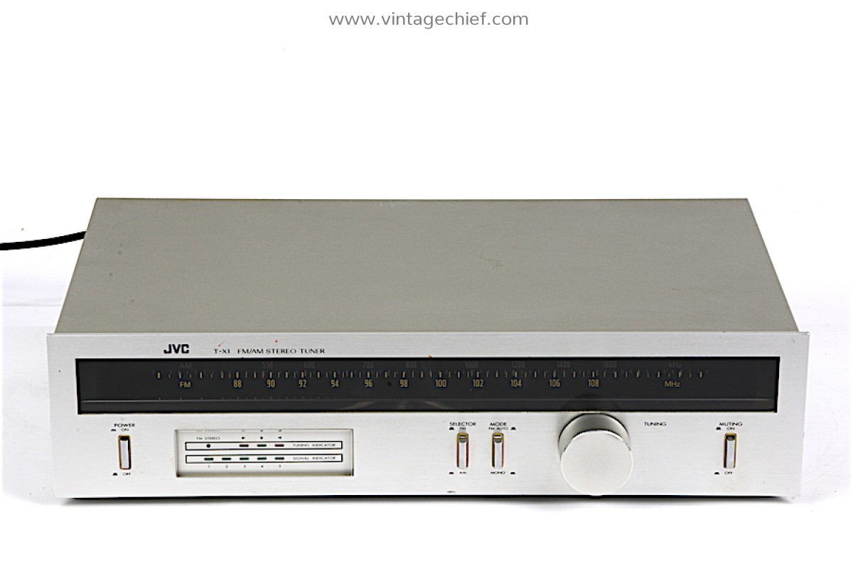 JVC T-X1 FM AM Tuner | Vintage | Signal Indicator | Radio | Stereo