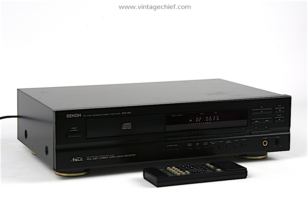 Denon DCD-890 CD Player + Remote Control