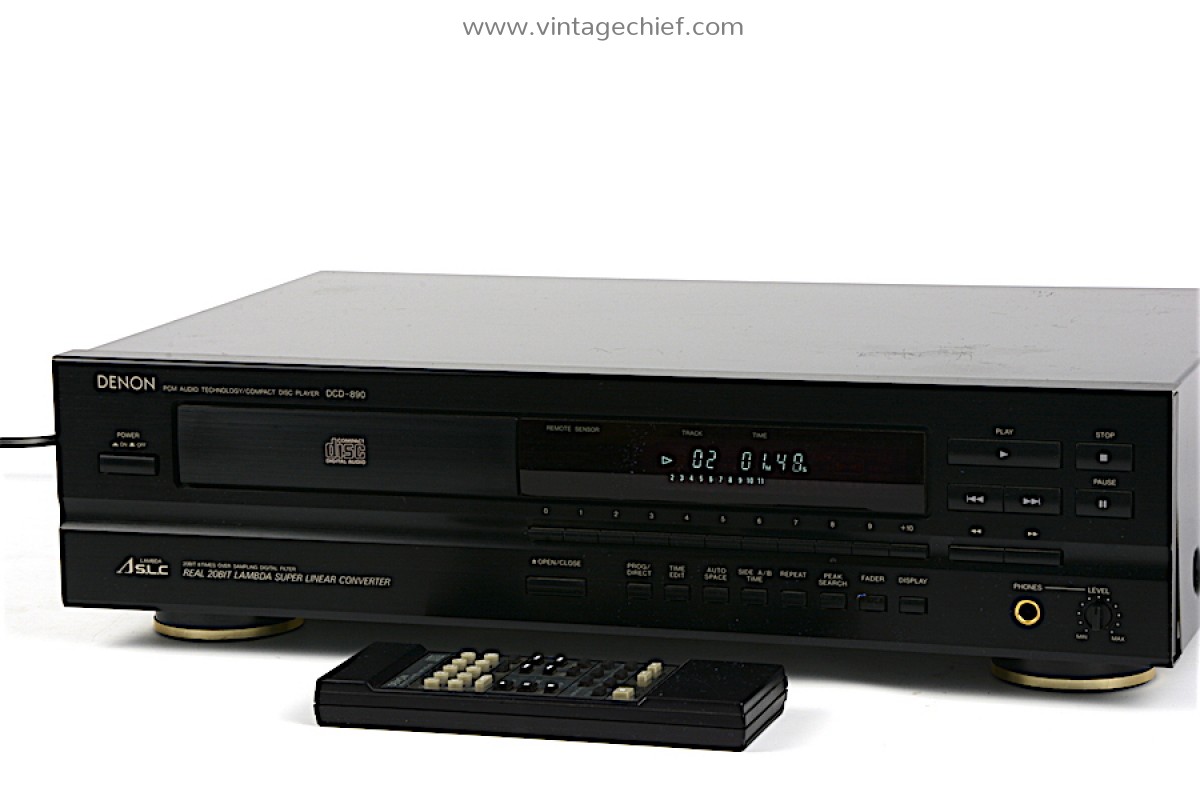 Denon DCD-890 CD Player + Remote Control