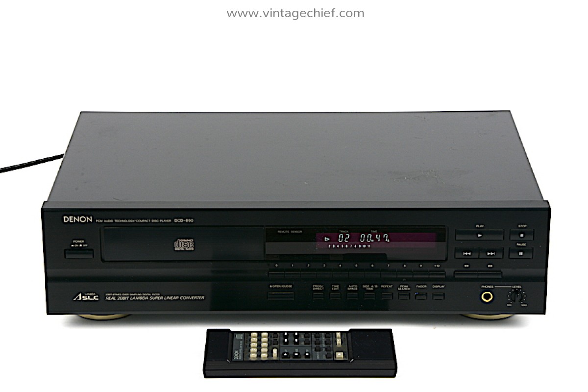 Denon DCD-890 CD Player + Remote Control