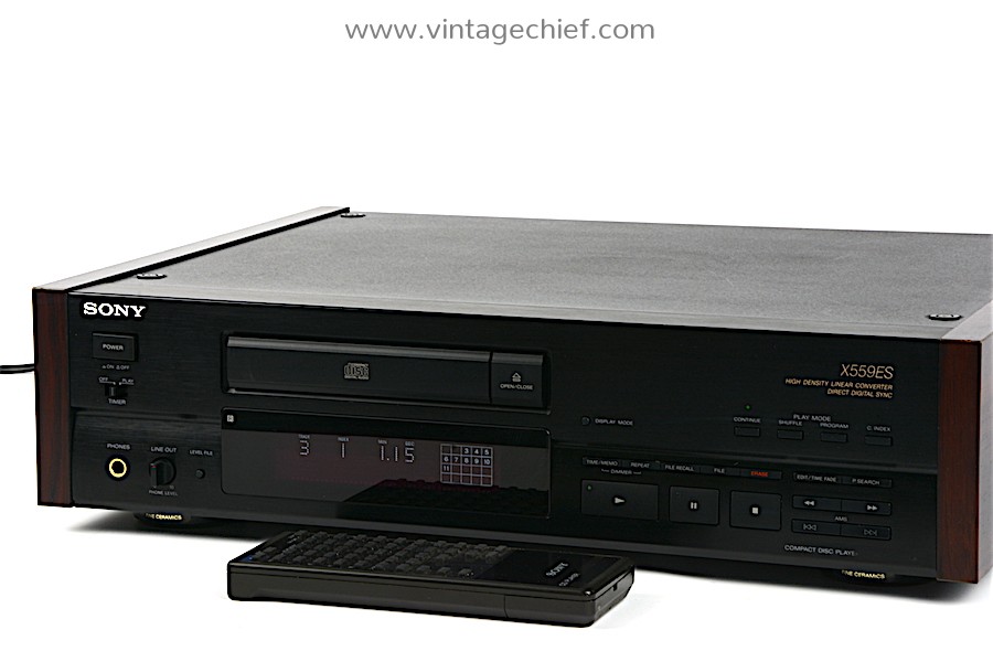 Audiophile Sony CDP-997 CD Player | Sony CD Player | Optical Digital ...