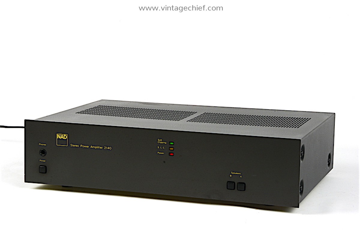 NAD 2140 Dual Mono Power Amplifier | 2 x 50 Watt | Vintage