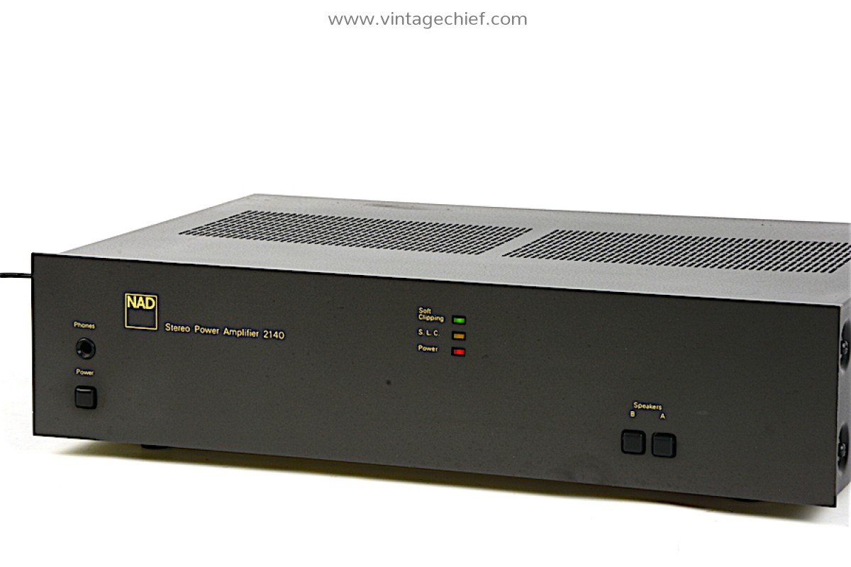 NAD 2140 Dual Mono Power Amplifier | 2 x 50 Watt | Vintage