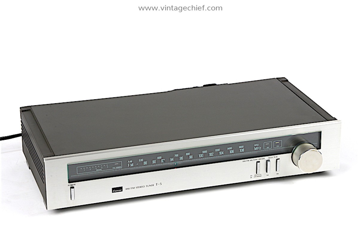 Sansui T-5 FM AM Tuner | Radio | Silver | Vintage | Stereo