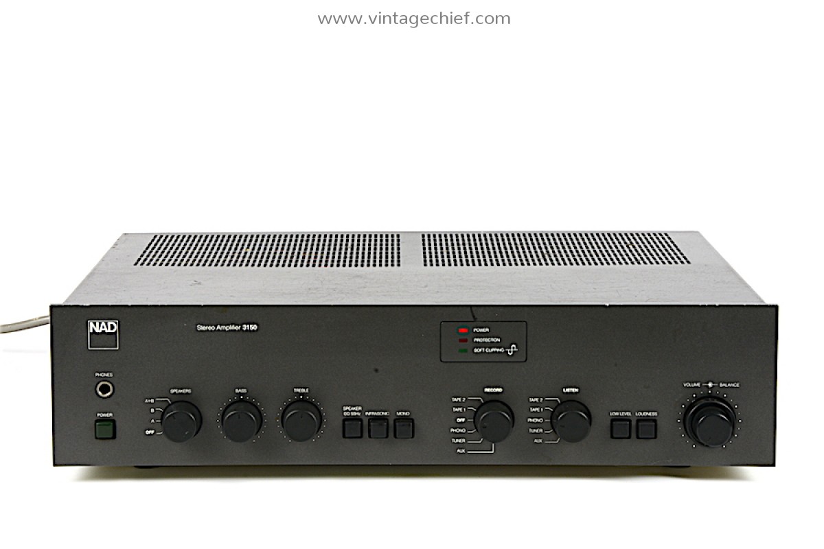 Serviced NAD 3150 Dual Mono Integrated Stereo Amplifier | Phono MM MC ...