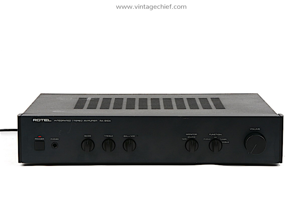 Rotel RA-810A Amplifier | Stereo | Vintage | Phono