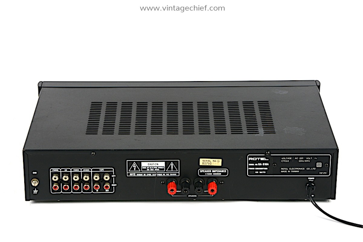 Rotel RA-810A Amplifier | Stereo | Vintage | Phono