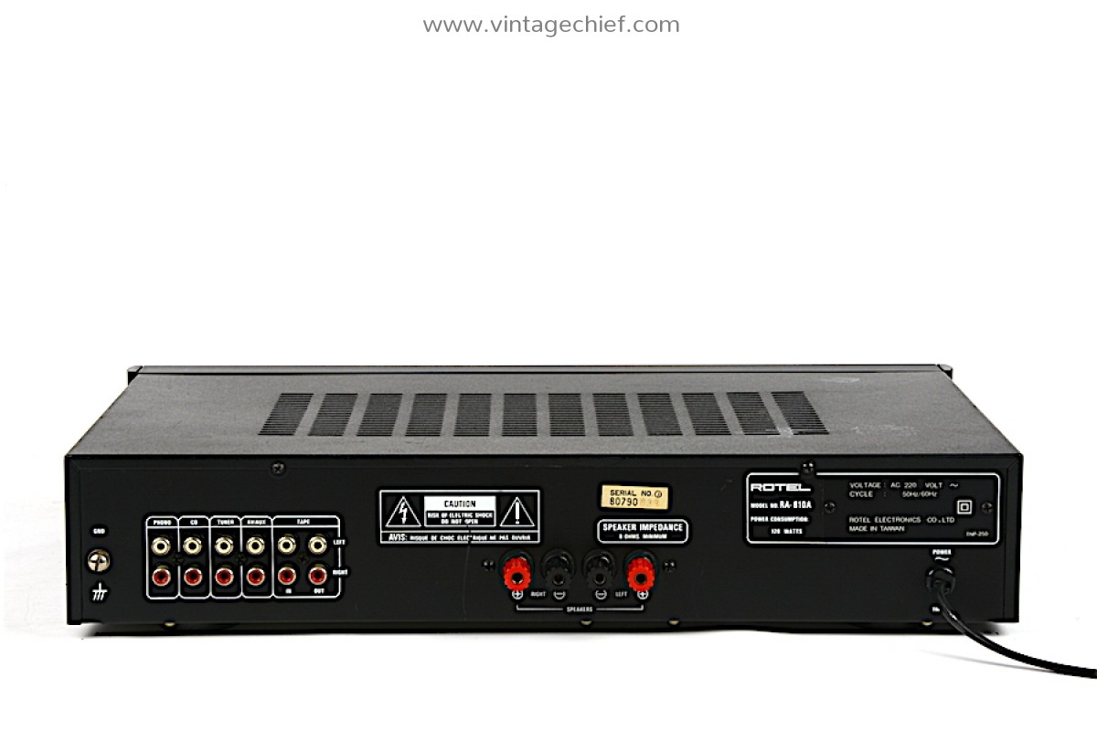 Rotel RA-810A Amplifier | Stereo | Vintage | Phono