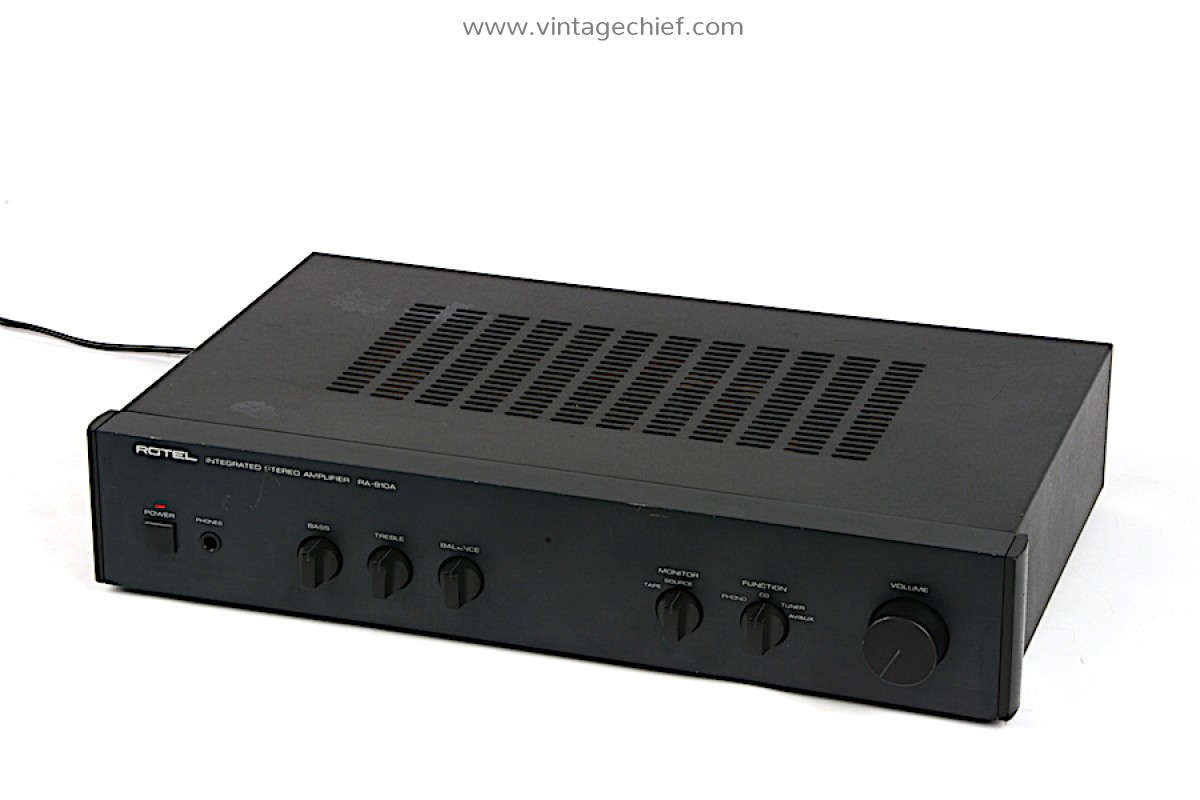 Rotel RA-810A Amplifier | Stereo | Vintage | Phono